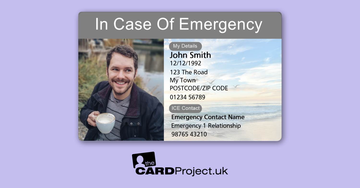 ICE Photo ID Card for Adults and Children with Emergency Contact ...