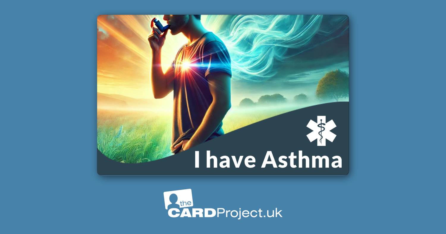Asthma Awareness Card – Medical Alert for Emergency Situations ...
