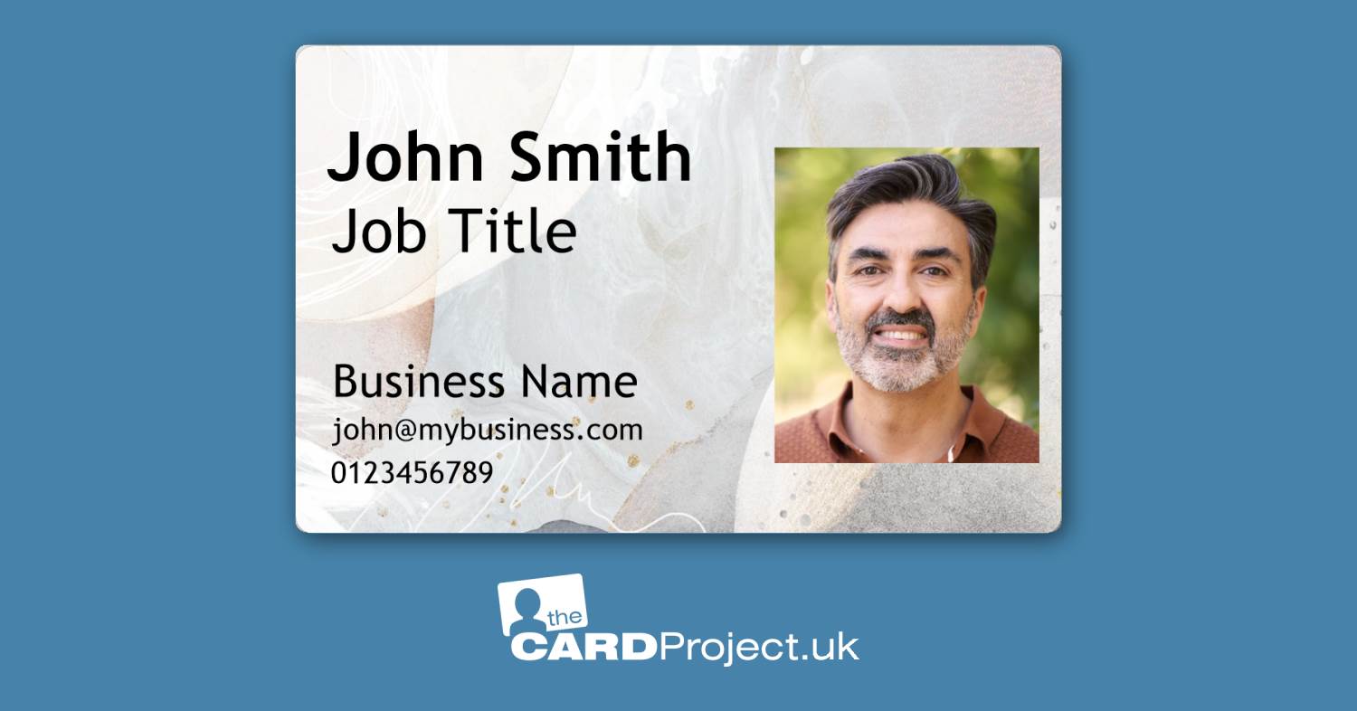 Single Sided Staff Photo ID Card for Small Business Sole Traders with ...